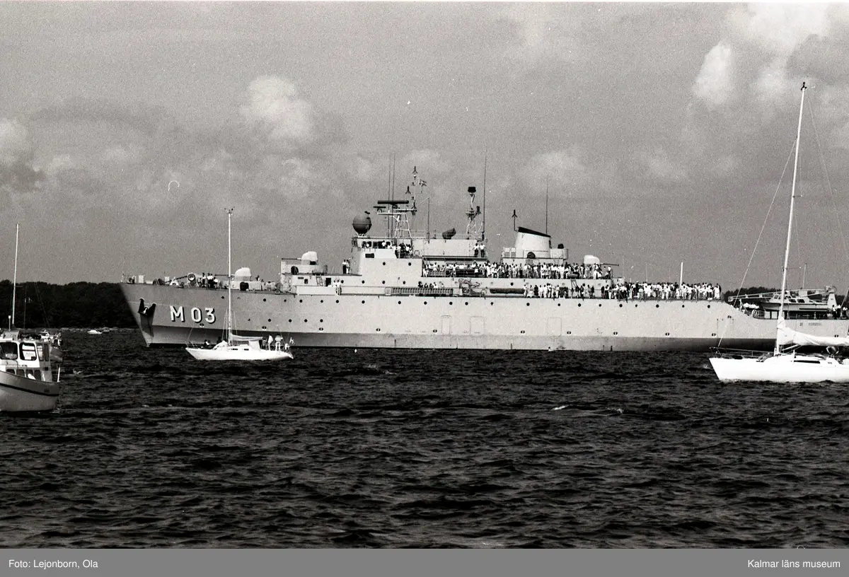 M/S Visborg väntar på kungen. The Tall Ships' Races är en ...