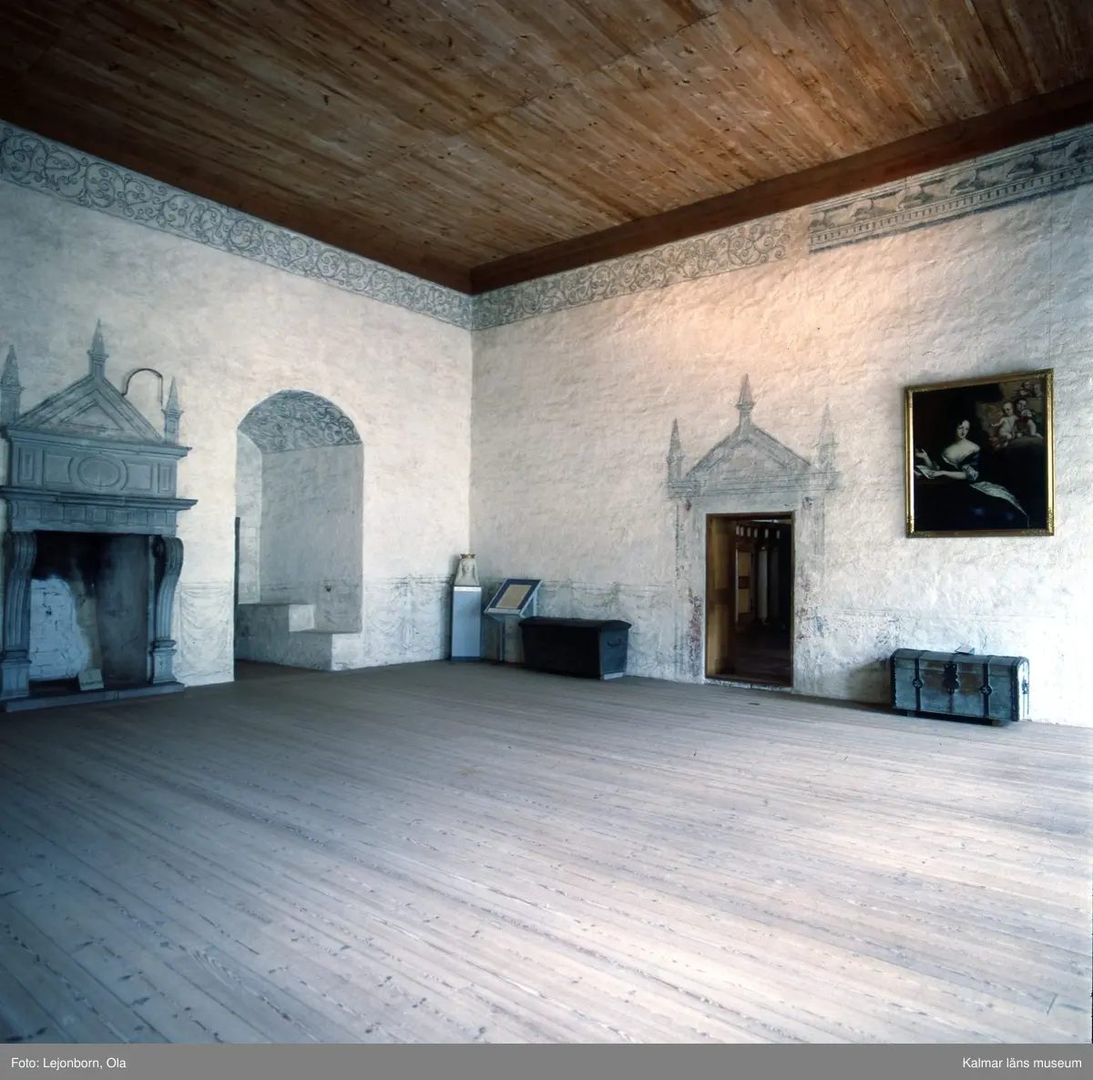 Kalmar slott, interiör. - Kalmar läns museum / DigitaltMuseum