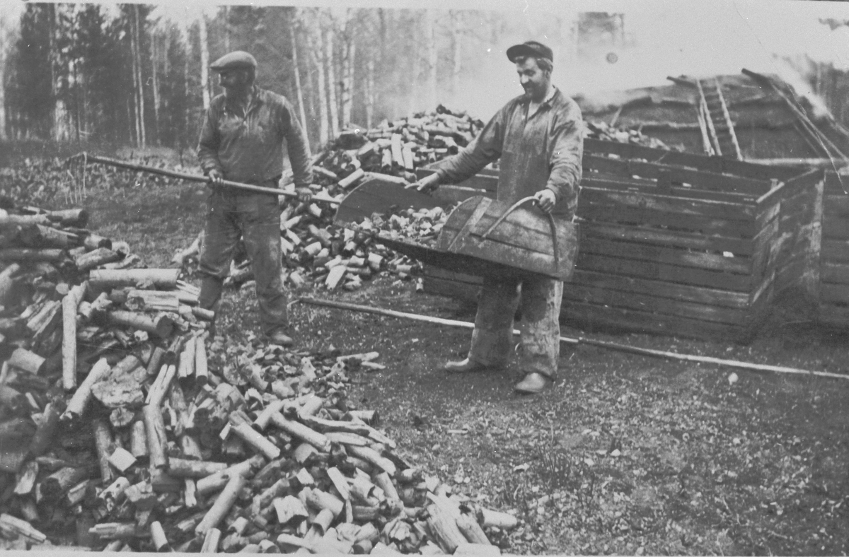 Efter rivningen av kolmila sorteras kolen upp efter storleken på kolen ...