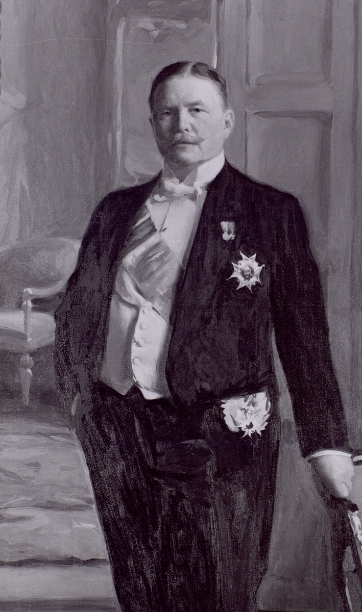 Generaldirektör Arvid Lindman, Svenska telegrafverkets chef 1904 - 1907 ...