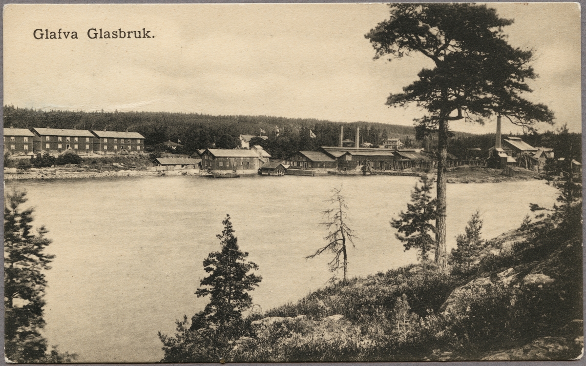 Glava Glasbruk. - Järnvägsmuseet / DigitaltMuseum